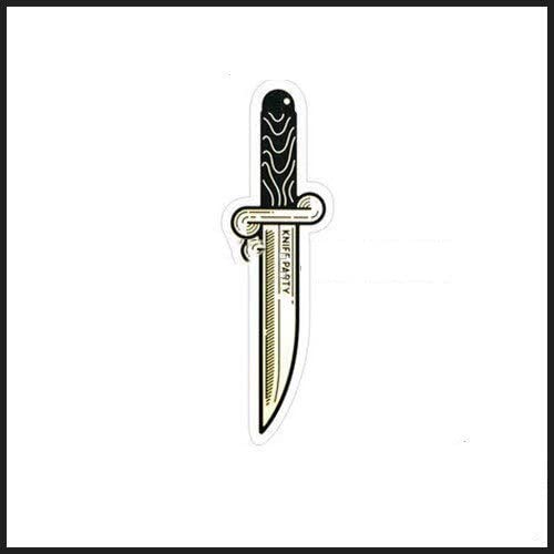 GADGETS WRAP Exclusive Sales Retro Woodcut Dagger Notebook Stickers On ...