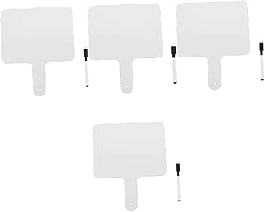 Amazon.com: ABOOFAN 4 Sets Hand Holding a Sign Auction Paddles Mini ...