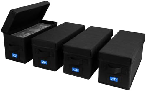 Amazon.com: Snap-N-Store CD Storage Box - Pack of 1 - Durable 5.1 x 5.1 ...