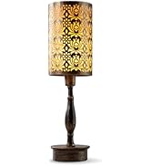 UMEXUS 2 Pack Rechargeable Small Cordless Table Lamp, LED Battery ...