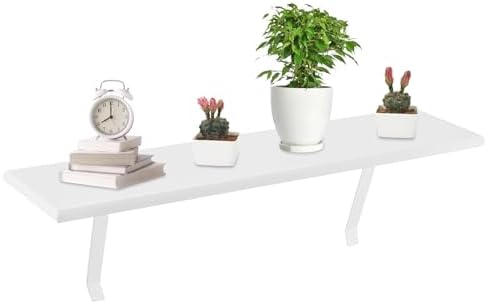 M.J COMFY-LIFE Radiator Shelves, No-Drilling MDF Wooden Floating Shelf ...