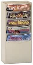 Amazon.com : Wall Rack 5 Pockets - Putty : Literature Organizers ...