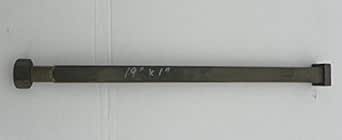Amazon.com: Replacement Square Disc Axle 1" X 19" with Forged Head and ...