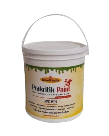 ECO-Friendly, Cow dung paint Primer Khadi Prakritik Paint (Emulsion ...