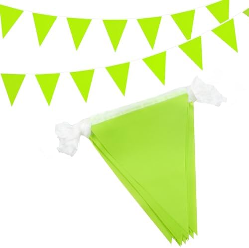 10M/32Ft Fall Orange Party Decorations Kit Bunting Banner Fabric ...