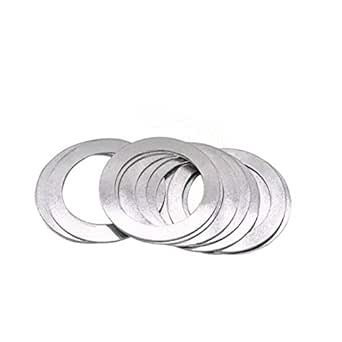 Pxinhui-Flat Washer for Bolts 304 Stainless Steel Ultra Thin Flat Washer Adjusting Ultrathin ...