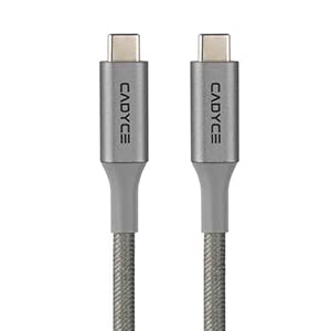 Cadyce USB-C™ Sync & Charge Cable(CA-C2C (1M)) 3A Charging Output ...