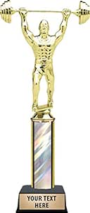 Amazon.com : 11" Weightlifting Trophies, Bodybuilding Trophy with ...