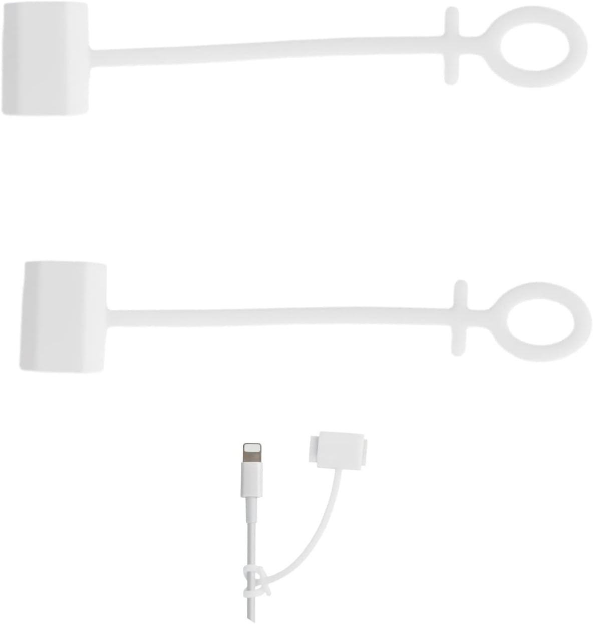Amazon.com: ONGAHON Silicone Anti-Lost Cable Tether/Keeper/Holder ...