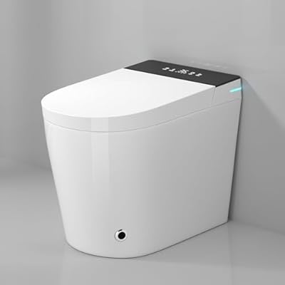 WinZo 10" Rough-in Smart Toilet with Bidet For Small Bathroom, Auto ...