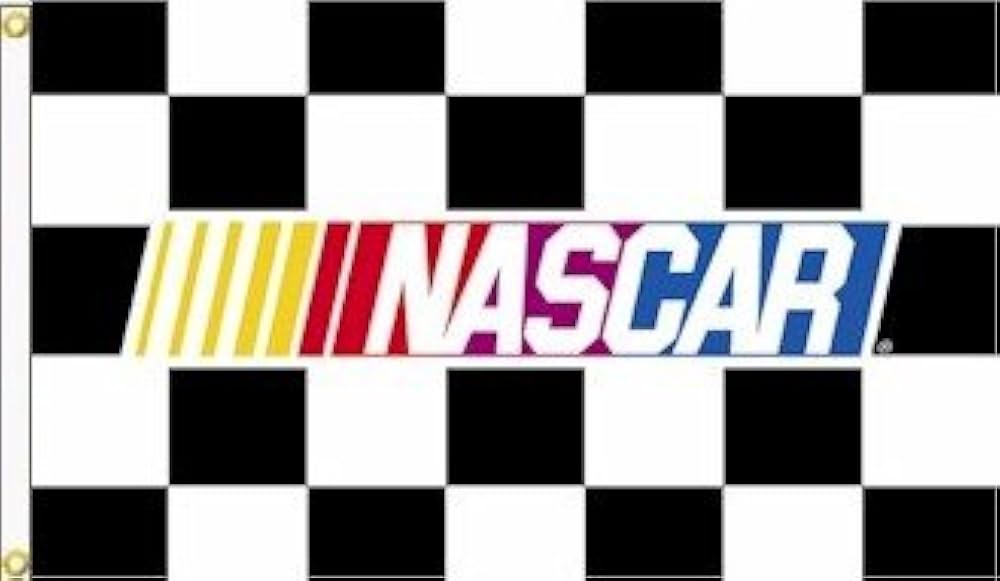 Nascar Checkerd Flag Crossed NASCAR Checkered Flag Racing Car Sports