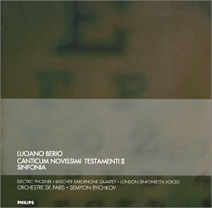 Berio:Sinfonia: Amazon.es: CD y vinilos}