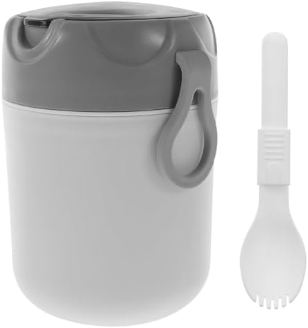 Amazon｜NUOLUX スープジャー レンジ対応 スープカップ 500ml 大容量 スープジャー ランチジャー スープ 容器 弁当箱 スープ容器 コンテナ 蓋付き 漏れ防止 フードボウル ...