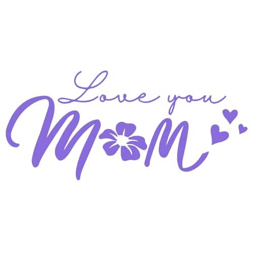 Amazon.com: Mother's Day Decals Mother's Day Gift Series "Love You Mom ...