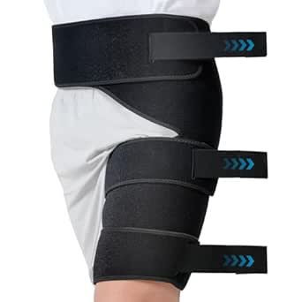 Hiball Adjustable Hip Brace, Groin & Hamstring Compression Wrap for Men ...