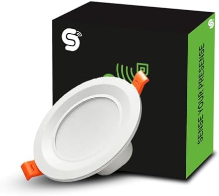 ESYSENSE 10W Motion Sensor Downlight - Auto ON/Off LED Panel Light ...