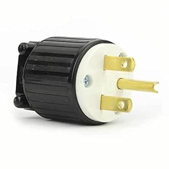 for Double Straight Electrical Plug 3 Wire, 15 Amps, 250V, for NEMA 6 ...