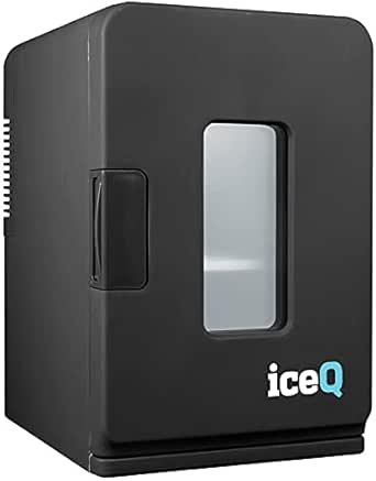 iceQ 15 Litre Deluxe Portable Mini Fridge With Window - Black | Cooler ...
