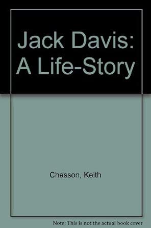 Jack Davis: A life-story: Chesson, Keith: 9780867700756: Amazon.com: Books