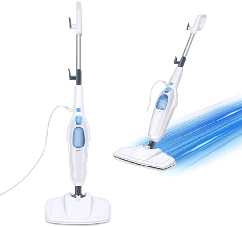 Steam Mop & Detachable Steam Cleaner, 1500W Powerful Floor Steamer for ...