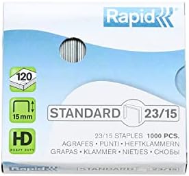Rapid 23/15mm Standard Staples, For Stapling 80-120 Sheets, Use with ...