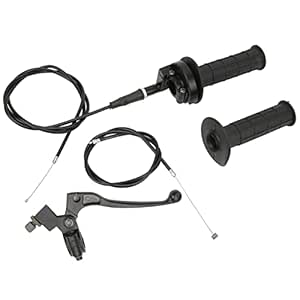 Ubervia® Brake Levers, Throttle Clutch Handle Set Aluminum Alloy Easy Installation 7/8in / 22mm ...