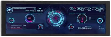 Amazon.com: EDIY 7.9 Inch IPS Screen Computer Temperature Monitor Fan ...
