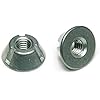 Amazon.com: Tri-Groove Tamper Proof Security Nuts Zamak 5 Zinc 3/8"-16 ...