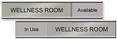 Amazon.com : Interview Room Slider Sign, 6" x 1" "Available/In Use ...