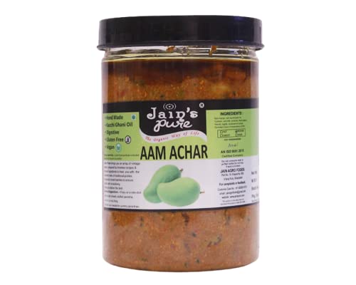 Jain Agro Food AAM ACHAR / Mango Pickle 1Kg. : Amazon.in: Grocery ...