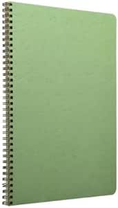 Lot de 5 Carnet Age Bag A5, 100p./50 feuilles 90 g/m² reliure intégrale, couv. coloris vert ...