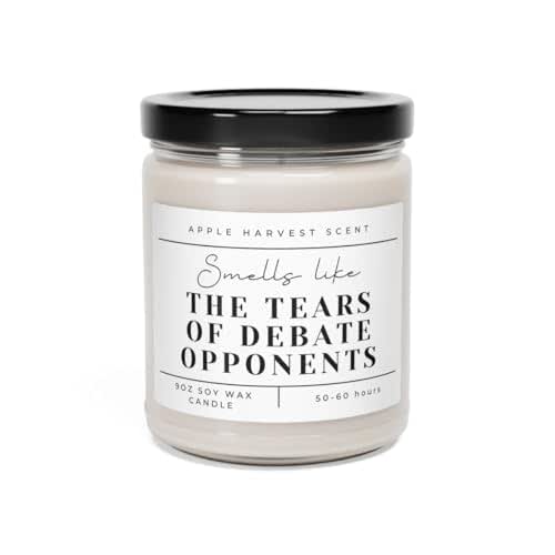 Amazon.com: Funny Debate Team Candle, Speech & Debate Club Gift, C.oach ...