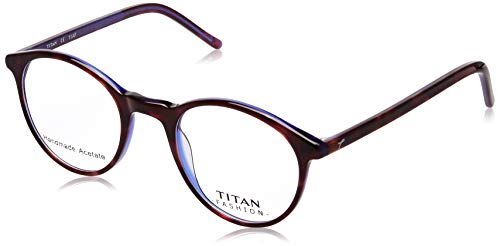 Buy Titan Full Rim Round Men And Women Spectacle Frame - (TF1063WFP1|47 ...