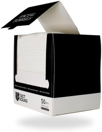 Amazon.com: 50 Pack Large Disposable Face Towels, Facial Wipes, Super ...