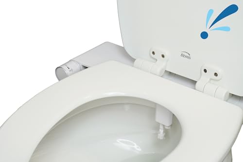 GenieBidet Rear & Feminine Ultra Thin Bidet Attachment for Toilet with ...