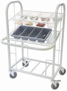 Craven Condiment Cutlery & Tray Dispense Trolley : Amazon.co.uk: Home ...