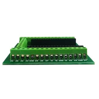 Amazon.com: DIN Rail Mount Screw Terminal Block Adapter Module for ...