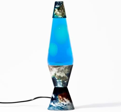 Matte Black & Blue Liquid Lava Lamp : Amazon.com.au: Lighting