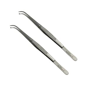Osung OSUNG Semkin Tissue Plier 150mm Curved 1 x 2 Teeth, 150mm, PT52C ...