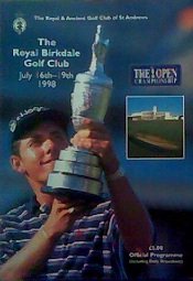 The 1998 British Open Golf Championship Official Program: The Royal ...
