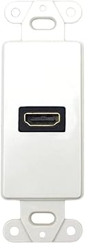 Amazon.com: Datacomm Electronics 20-4501-WH Connect Wall Plate Insert ...