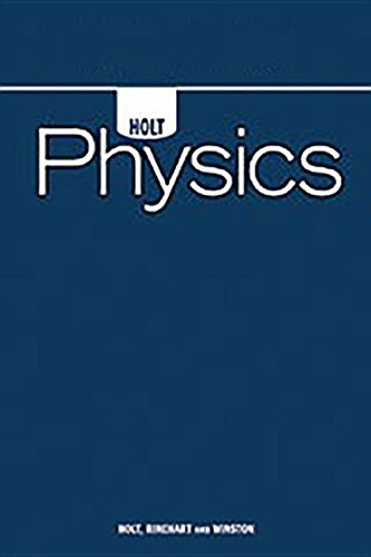 Holt Physics: SAT Bellringer Workbook Answer Key: Holt McDougal ...