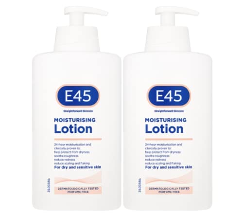 Amazon.com : E45 Dermatological Moisturising Lotion (500ml) - Pack of 2 ...