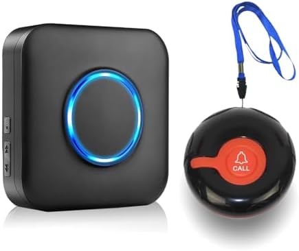 Amazon.com: Daytech Caregiver Pager Wireless Call Button for Elderly ...