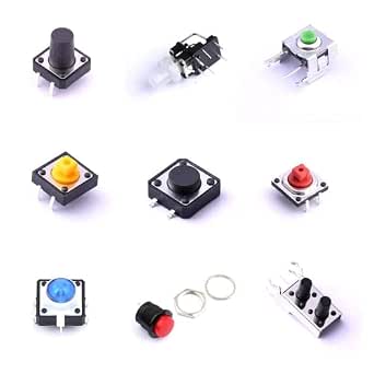 Amazon.com: 10 Pcs Tact Switch TS-1111F-E SMD Tactile switch/TS-1111F-E ...