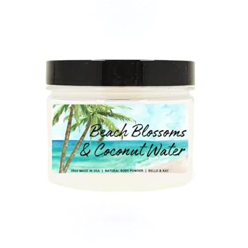 Amazon.com: Body Powder for Women & Men Scented Beach Blossoms ...