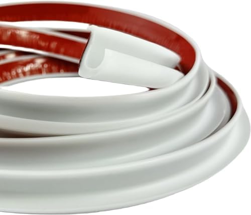 Ssamall J Shape RV Rain Gutter,1"Adhesive Backing,Roof Rain Diverter ...