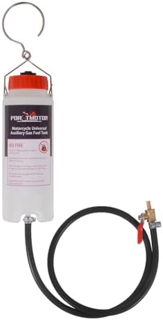 Motorcycle Auxiliary Fuel Tank (500ml with Vent) Portable Gas Tank for ...