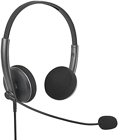 Amazon.in: Buy GBH 3225 HD Binaural Noise Cancellation Wired Headset ...