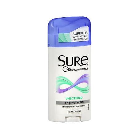 Amazon.com : Sure Invisible Solid Anti-Perspirant and Deodorant ...